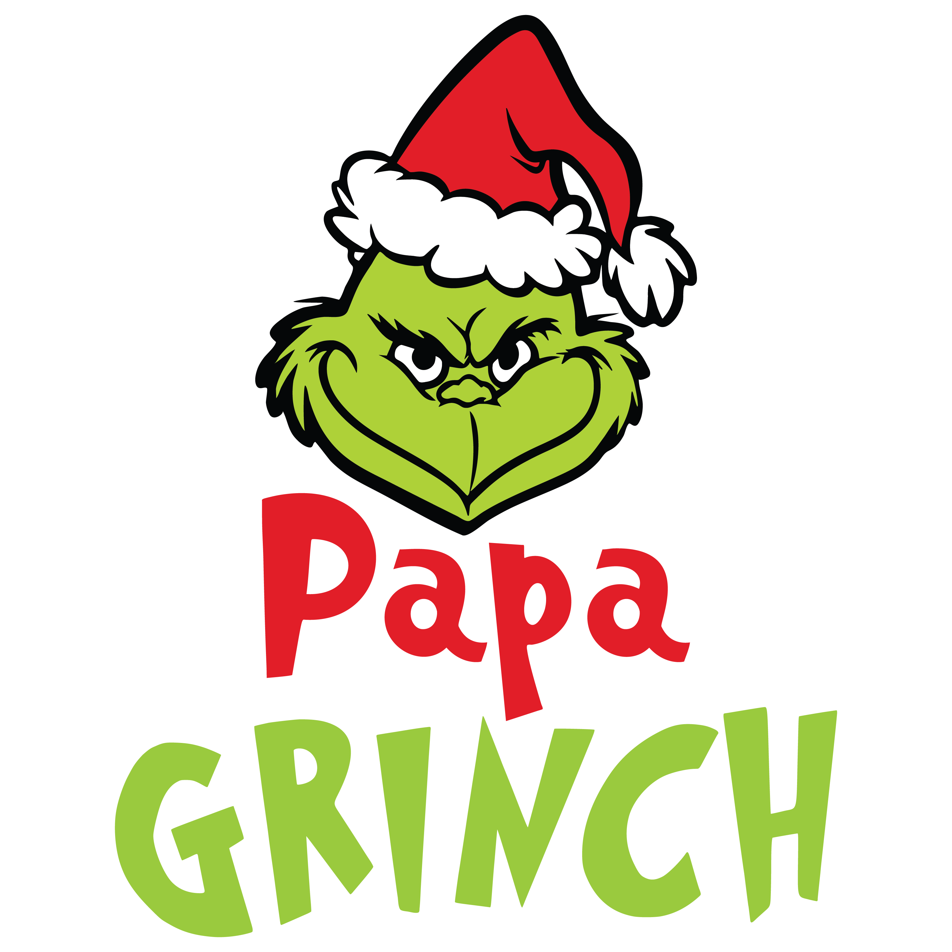 Papa grinch Png, Grinch christmas Png, Christmas Png, Grinch | Inspire ...