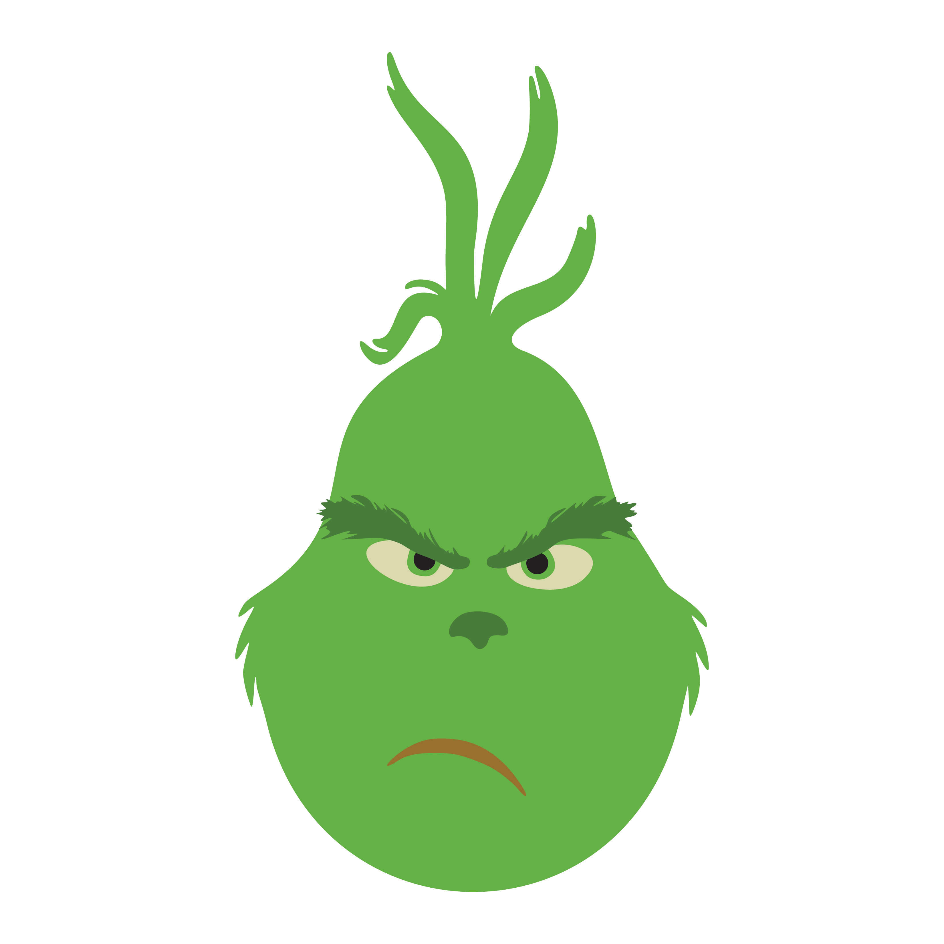 Grinch Face Png, Grinch christmas Png, Christmas Png, Grinch | Inspire ...
