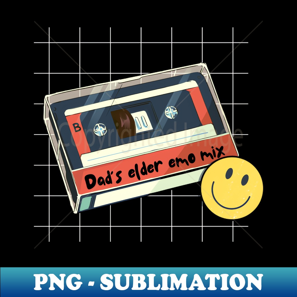Dads Elder Emo Mix - Modern Sublimation PNG File - Vibrant a | Inspire ...
