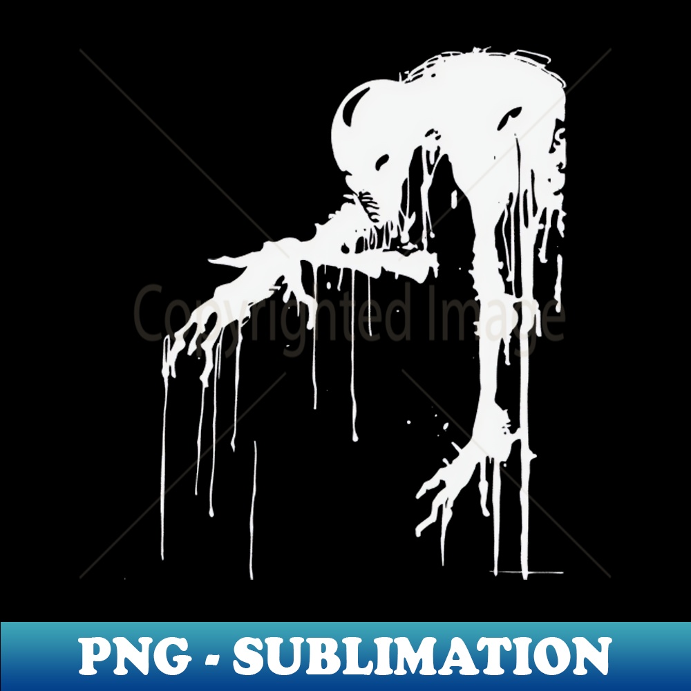 Dripping Alien - Exclusive PNG Sublimation Download - Bold & | Inspire ...