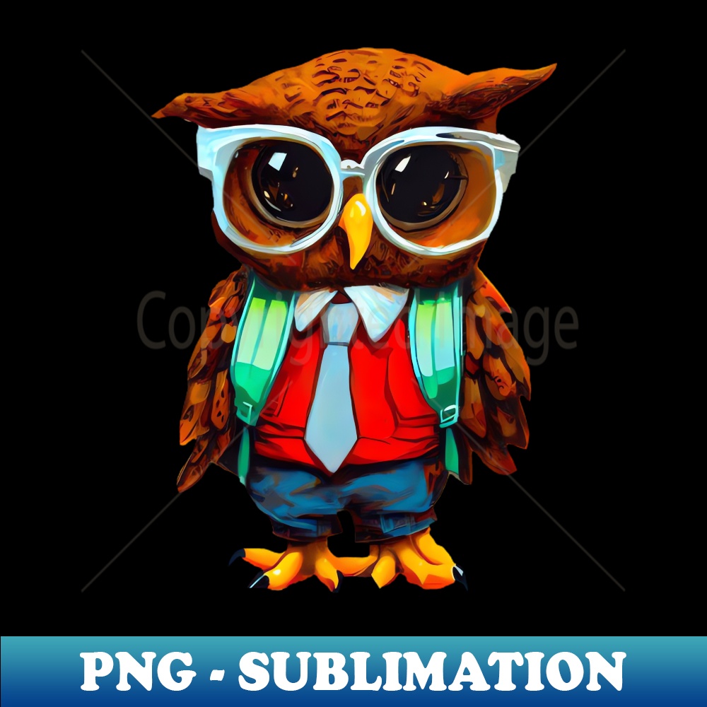 Owl back to school - Signature Sublimation PNG File - Perfec | Inspire ...