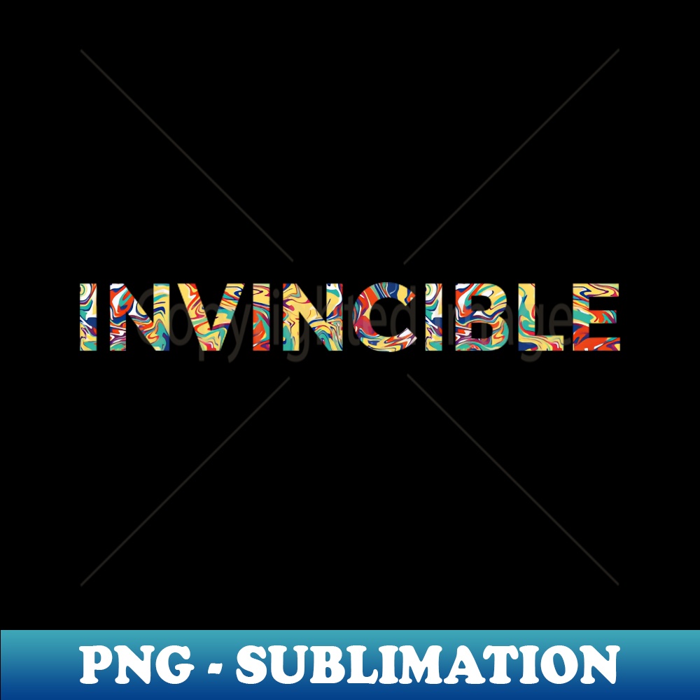 INVINCIBLE - PNG Transparent Sublimation File - Unleash Your | Inspire ...