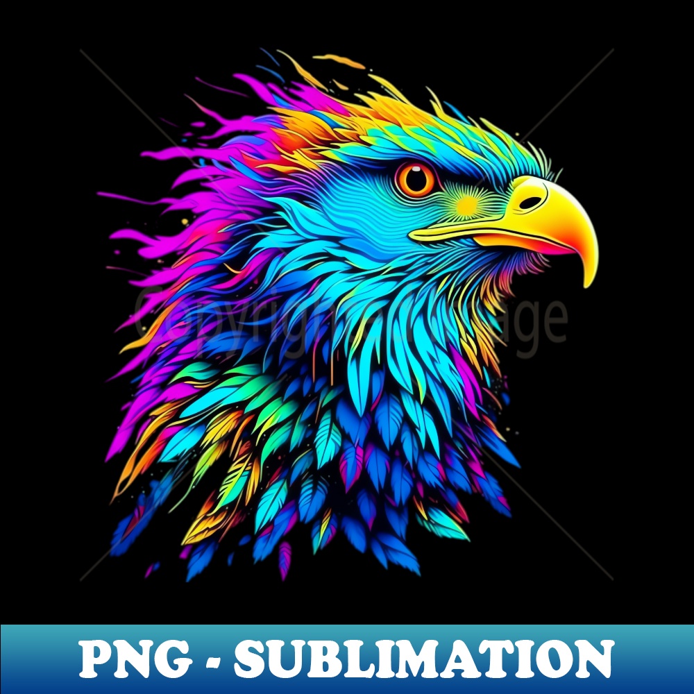 Psychedelic Eagle - Exclusive Sublimation Digital File - Unl - Inspire ...