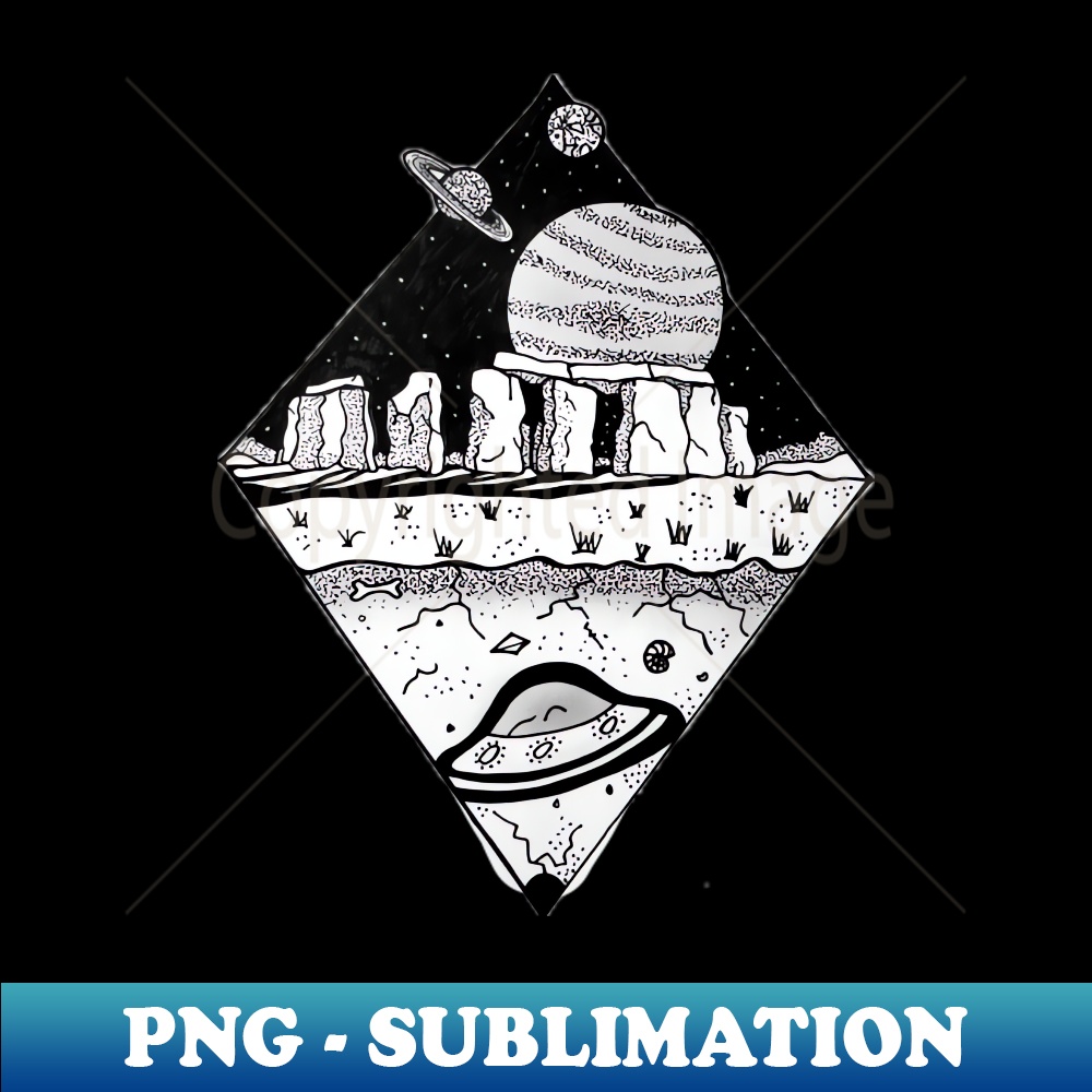 Space Thoughts - PNG Transparent Digital Download File for S - Inspire Uplift