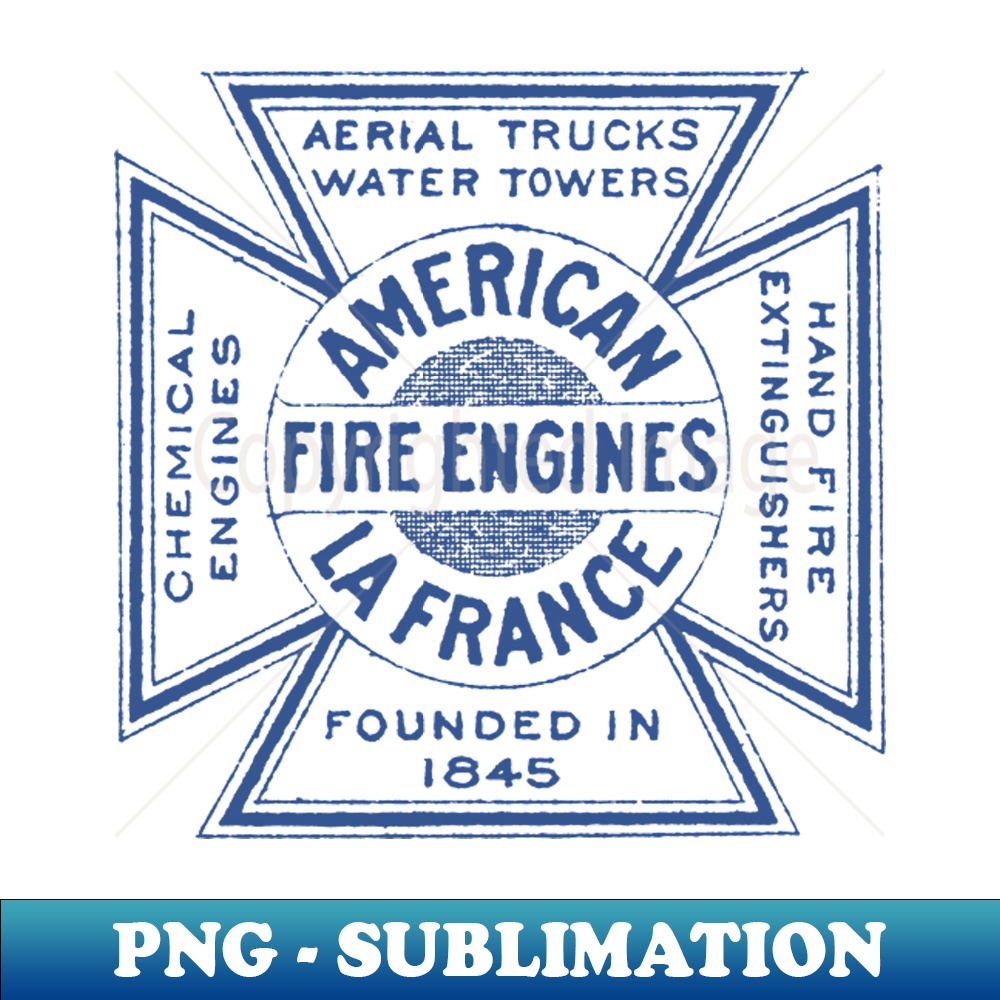 1909 American LaFrance Fire Engine Logo - Creative Sublimati | Inspire ...