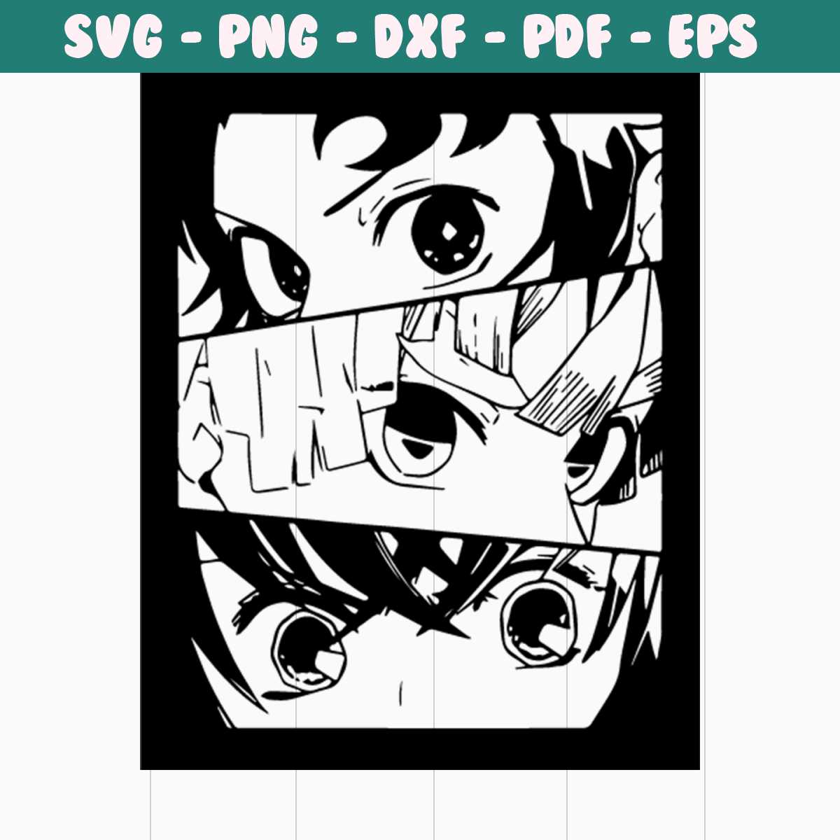 Demon Slayer Kimetsu No Yaiba PNG, Anime PNG, Manga Cartoon | Inspire ...
