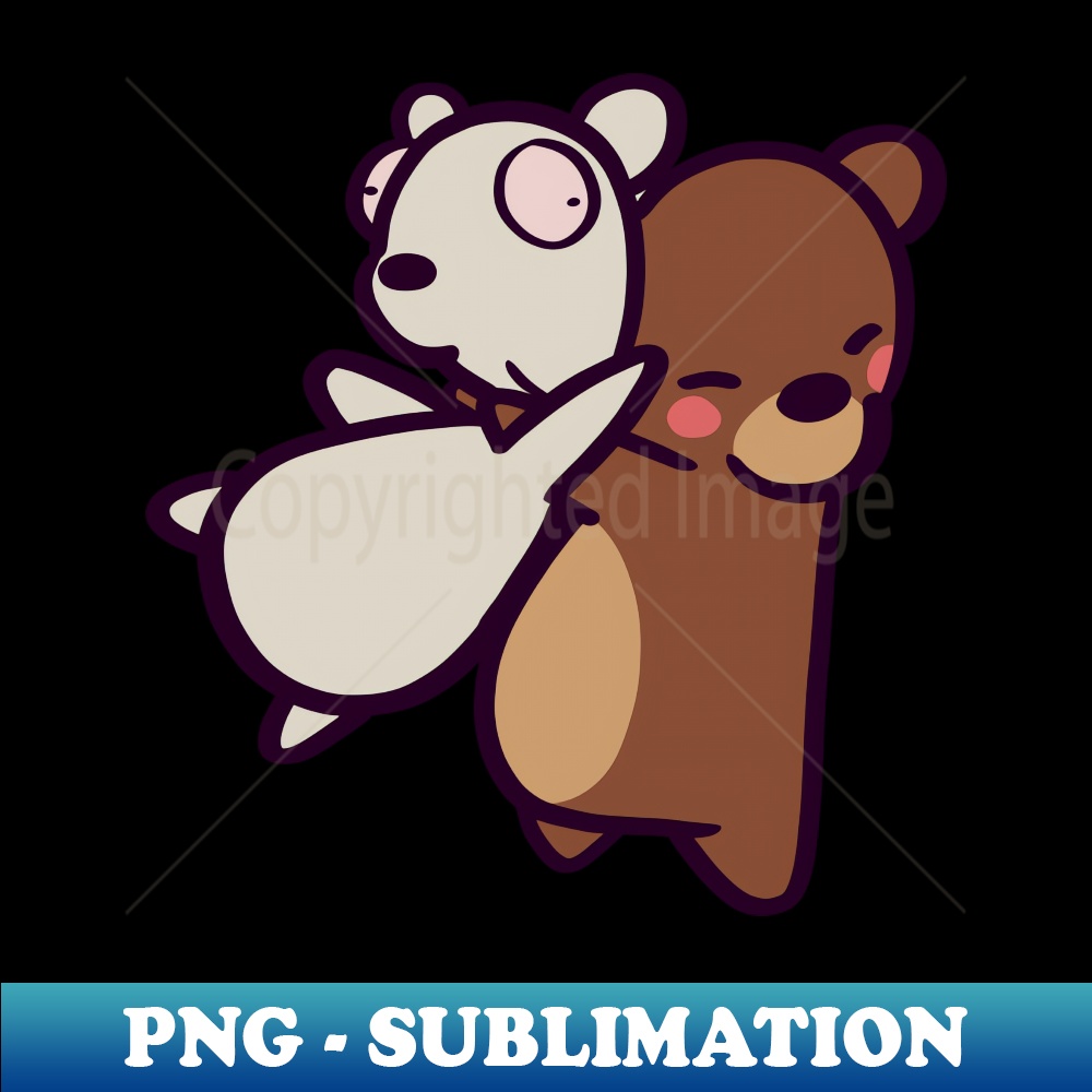 Grizzly Bear Hug - Sublimation-Ready PNG File - Spice Up You - Inspire ...