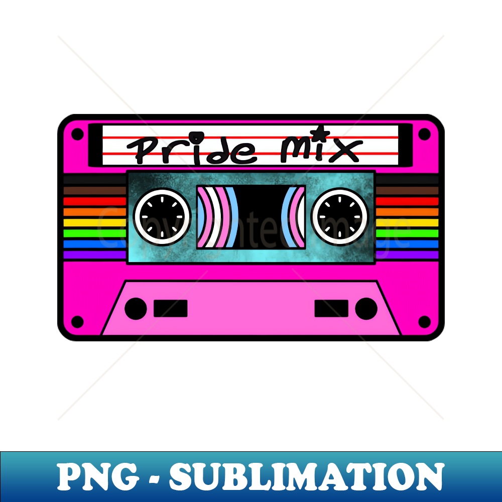 Pride Mixtape - PNG Transparent Digital Download File for Su | Inspire ...