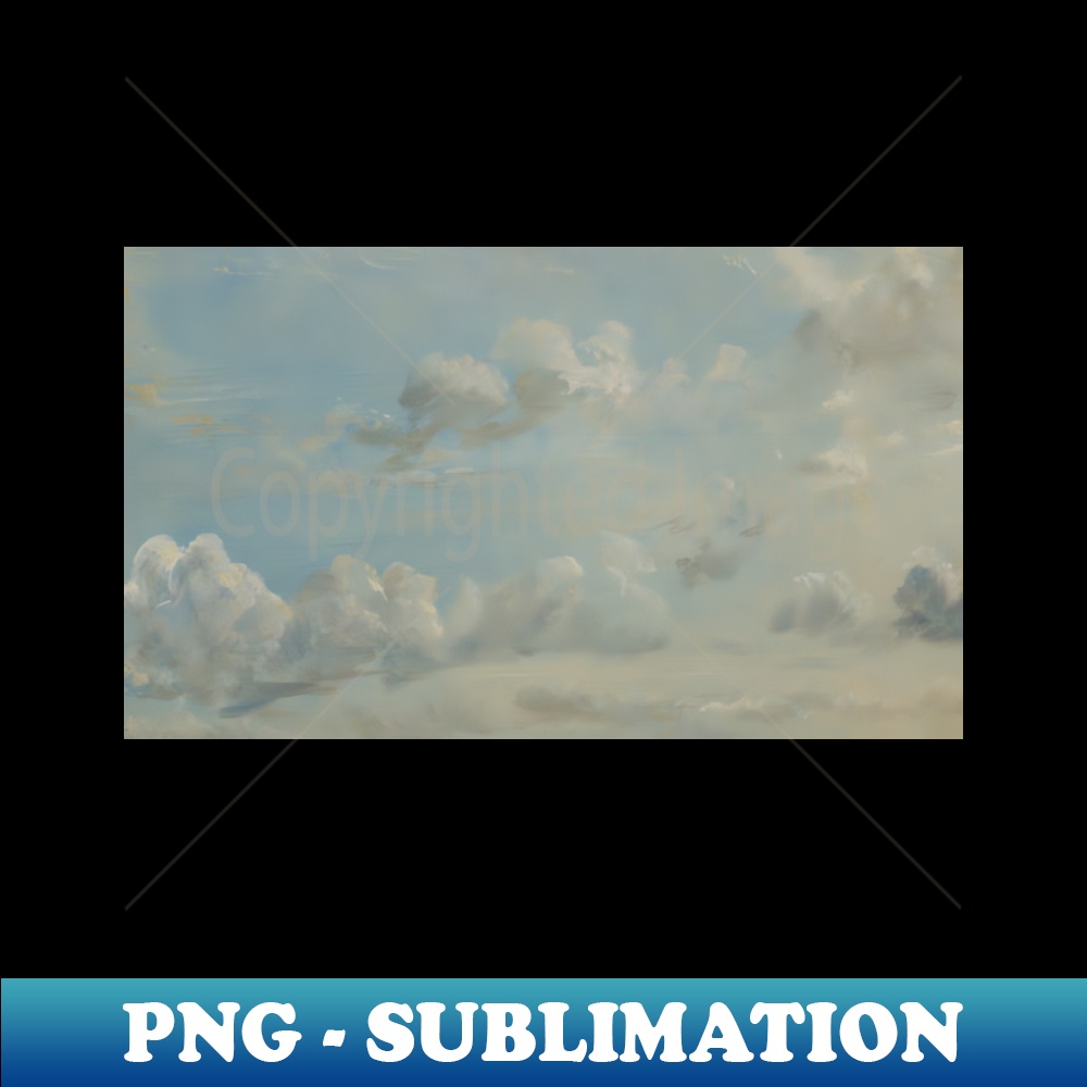 Cloud Study by John Constable - Signature Sublimation PNG Fi | Inspire ...