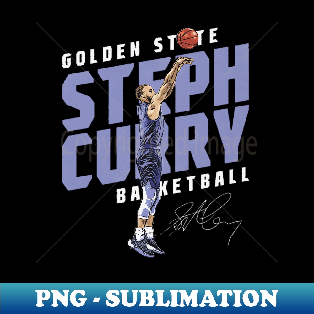 Steph Curry Golden State Slant - Signature Sublimation PNG F | Inspire ...