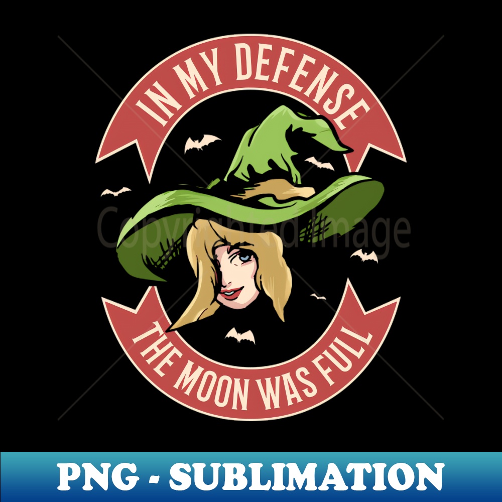 Full moon witch - PNG Transparent Digital Download File for | Inspire ...