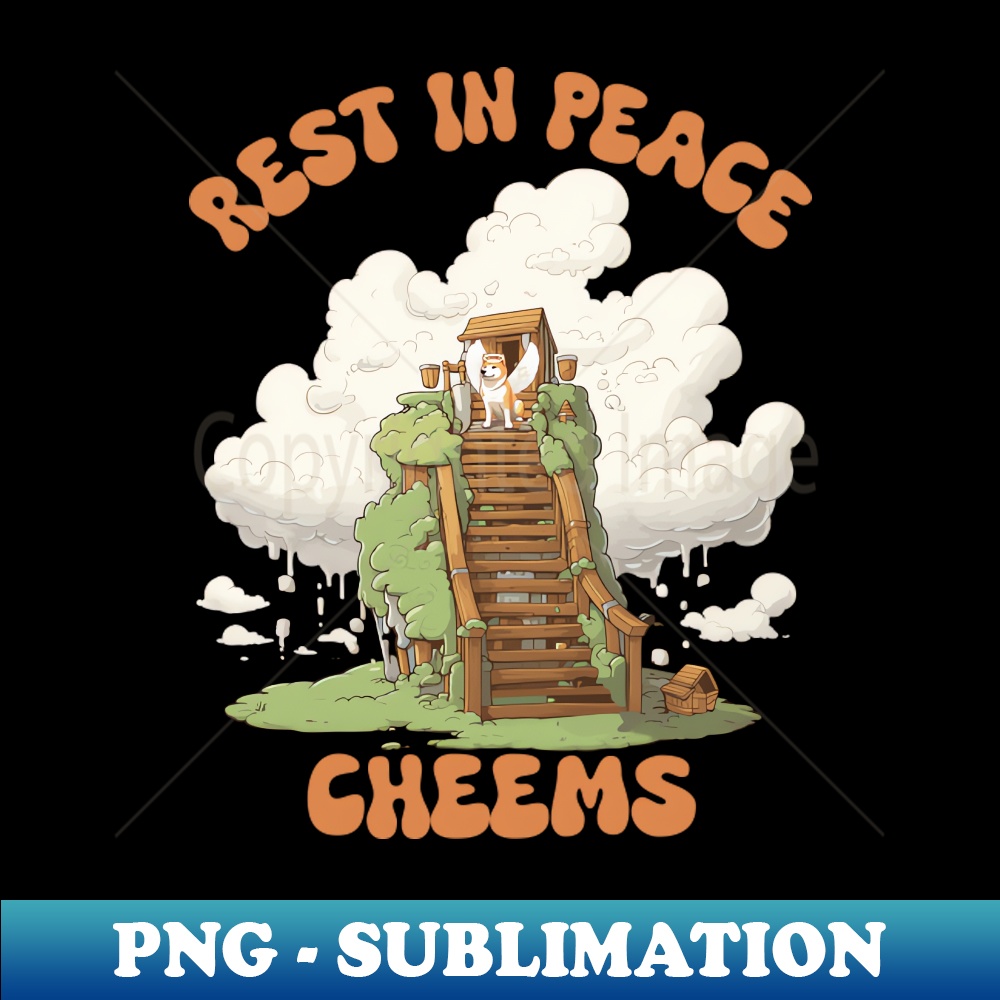 RIP Cheems - PNG Transparent Sublimation Design - Transform - Inspire ...