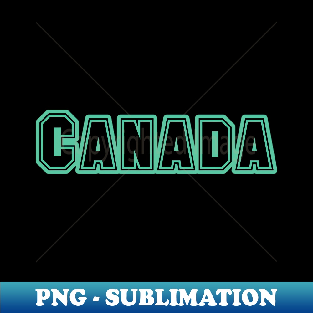 Canada text with black fonts style - Elegant Sublimation PNG | Inspire ...