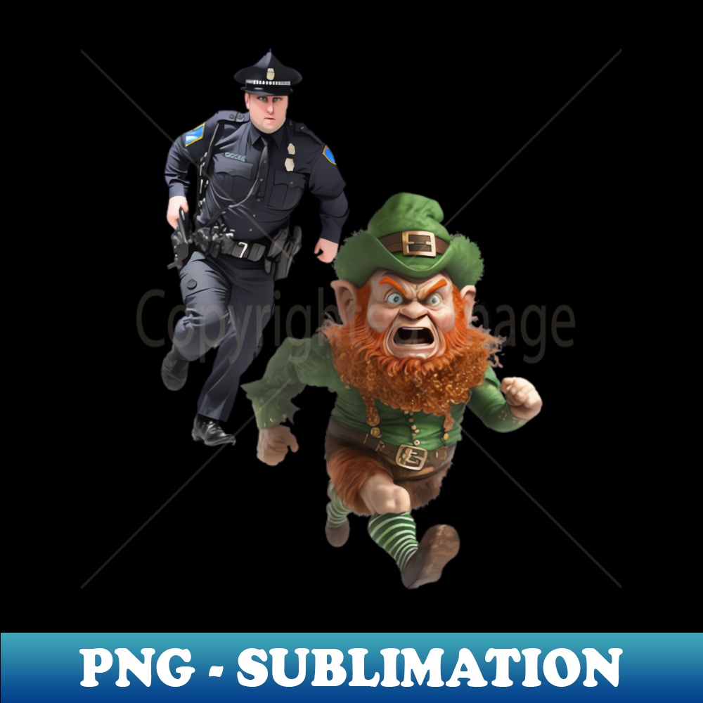Leprechaun on the Run v01 - PNG Transparent Digital Download | Inspire ...