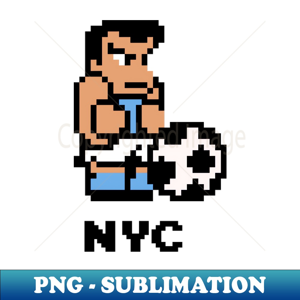 8-Bit Soccer - New York City - Stylish Sublimation Digital D | Inspire ...