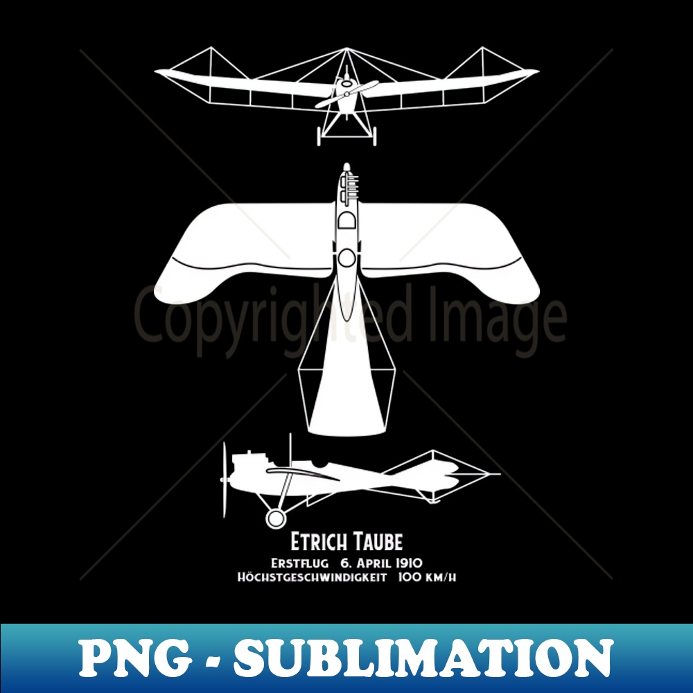 Etrich Rumpler Taube German Monoplane Infographic Diagrams - | Inspire ...