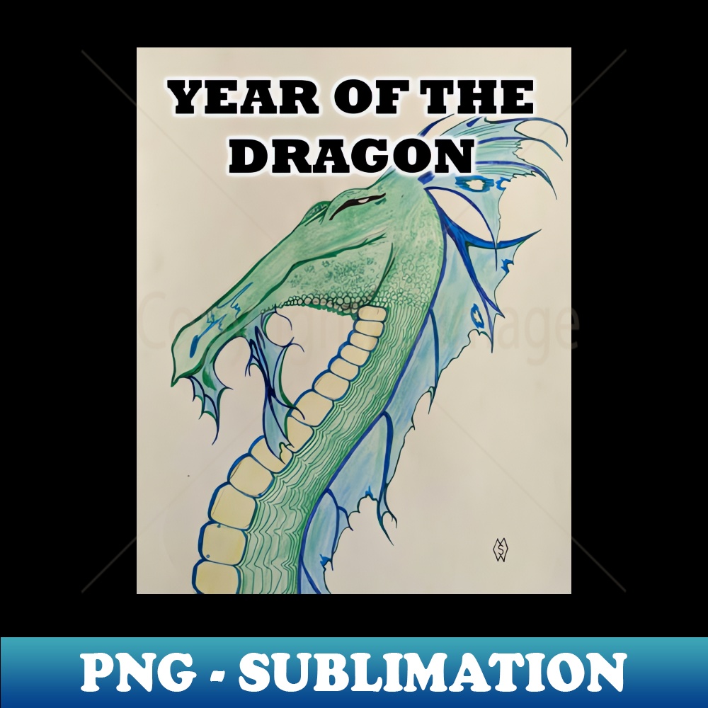 Year of the Dragon - Retro PNG Sublimation Digital Download - Inspire ...