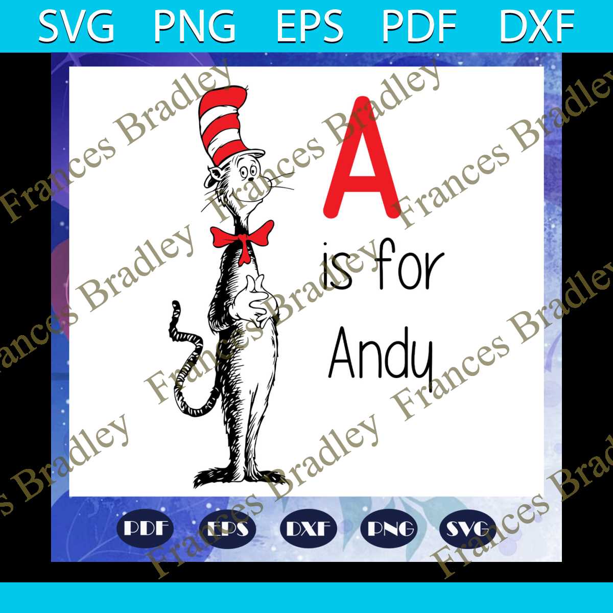 A is Andy svg, Dr seuss svg, Dr seuss bundle svg, Dr seuss, | Inspire ...