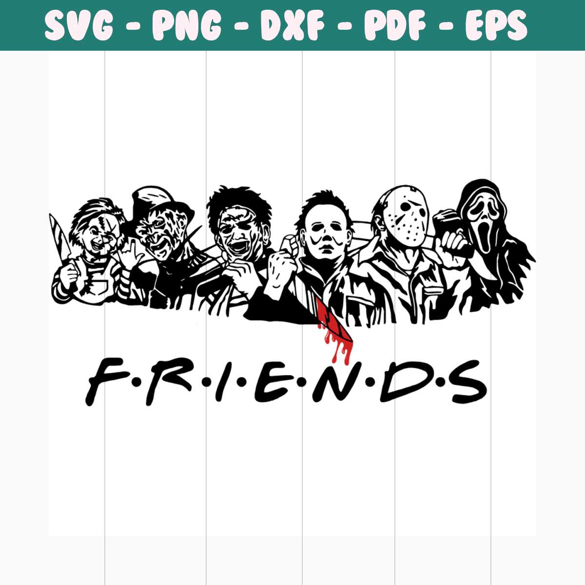 Friends Horror Characters PNG, Horror Friends png, Horror Ha | Inspire ...