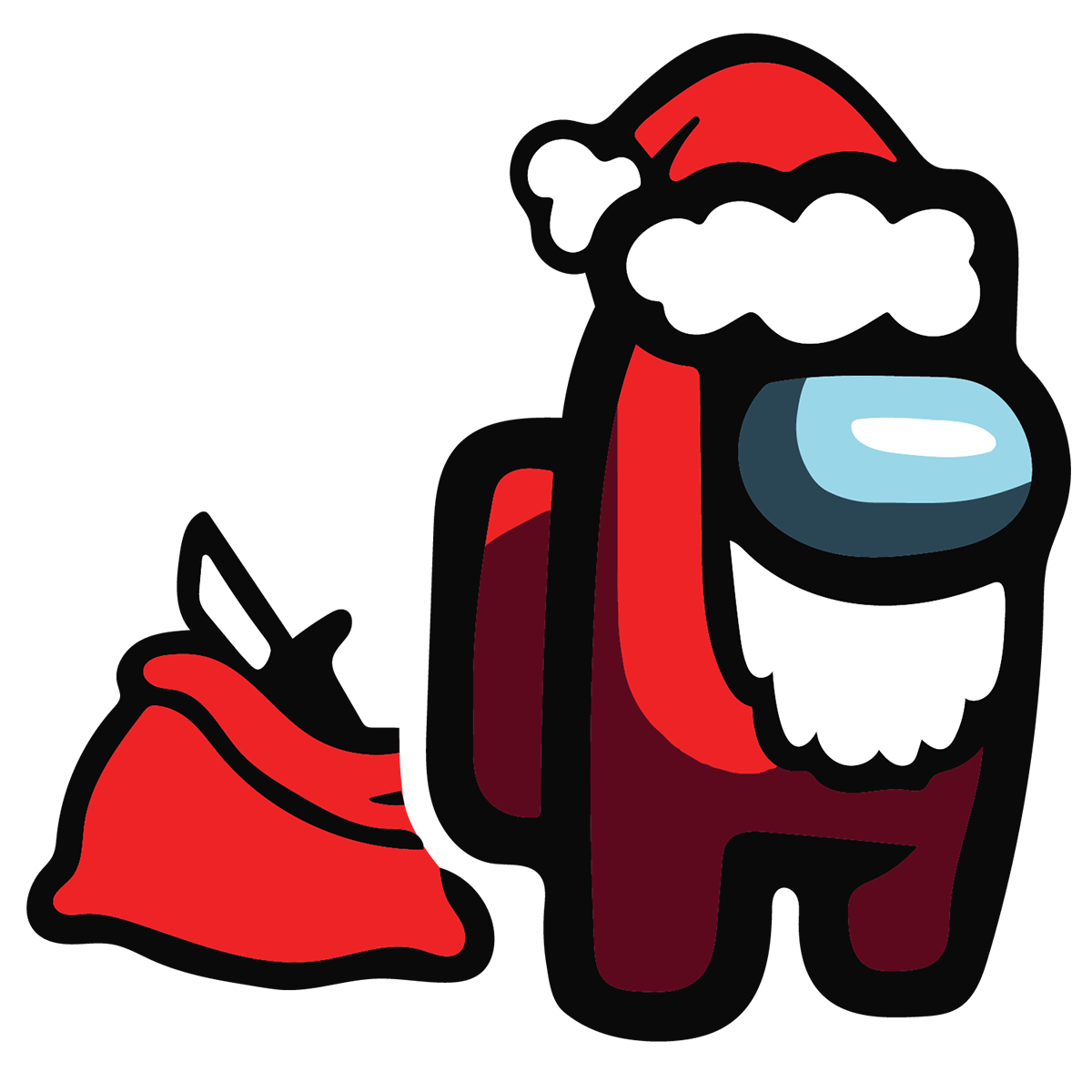 Santa Among Us Svg, Christmas Svg, Xmas Svg - Inspire Uplift