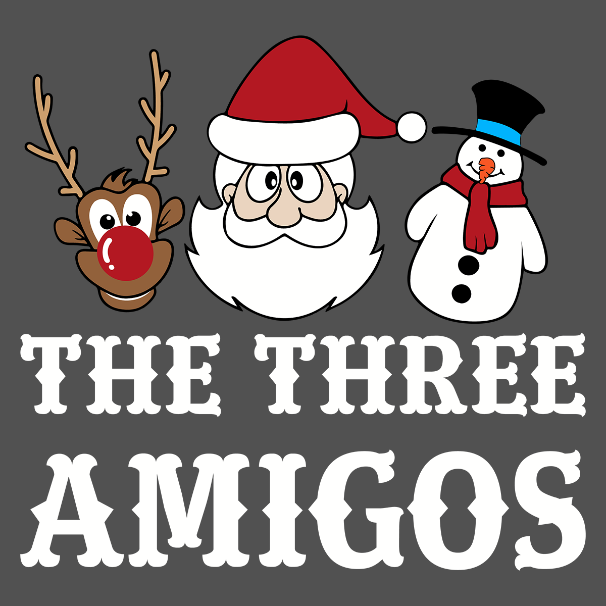 The Three Amigos Svg, Christmas Svg, Xmas Svg - Inspire Uplift