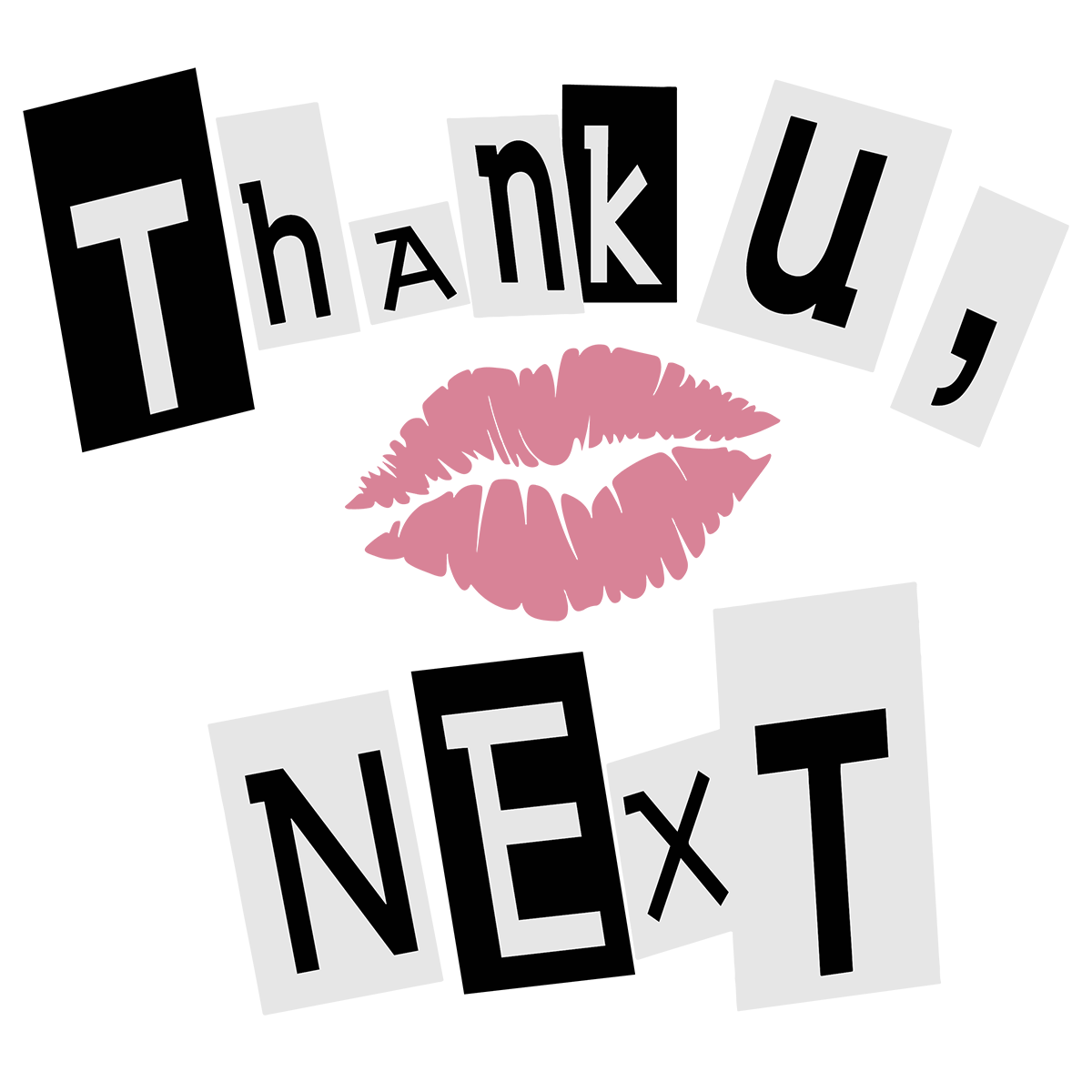 Thank U Next Svg, Trending Svg, Thank You Svg, Thank U Svg | Inspire Uplift