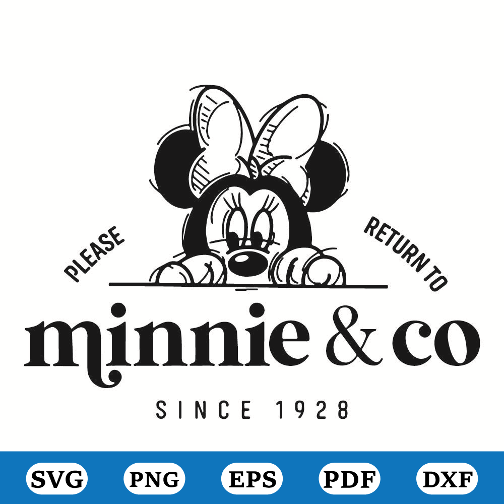Please Return To Minnie and Co Since 1928 Svg, Disney Svg, C | Inspire ...