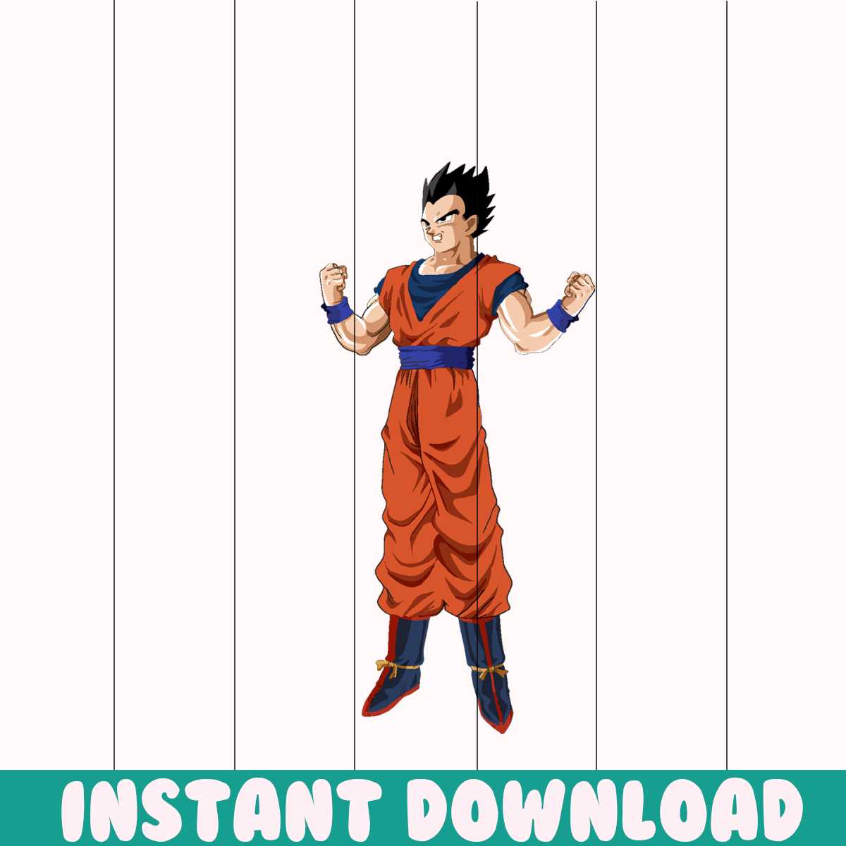 Gohan Dragon Balls PNG, DTG Printing, Instant download, Tshi | Inspire ...