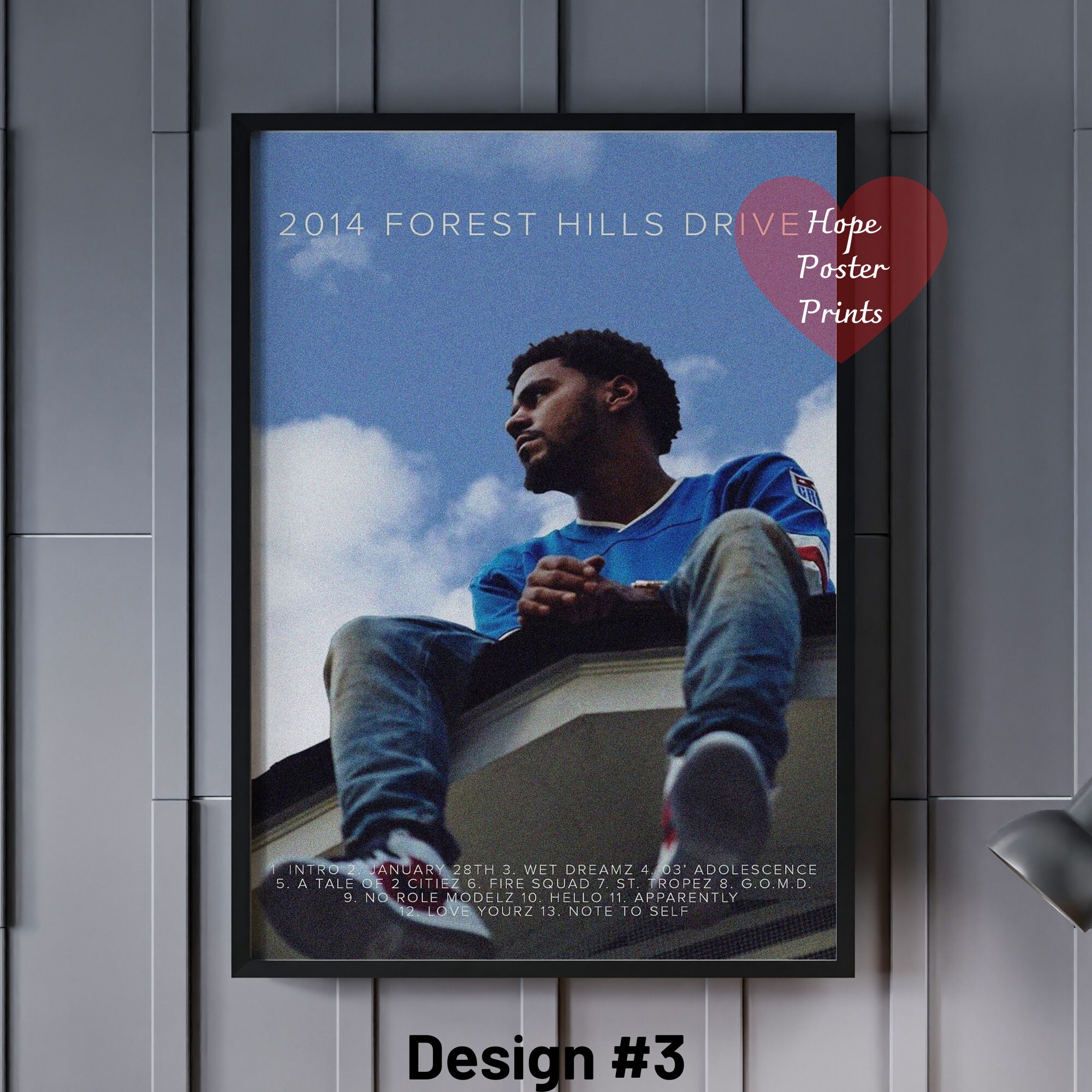 J Cole Canvas, J Cole 2014 Forest Hills Drive Album Canvas, - Inspire ...