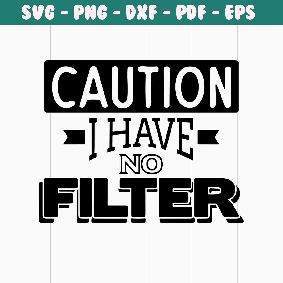 Caution i have no filter png, Funny quotes png, Sarcastic pn | Inspire ...