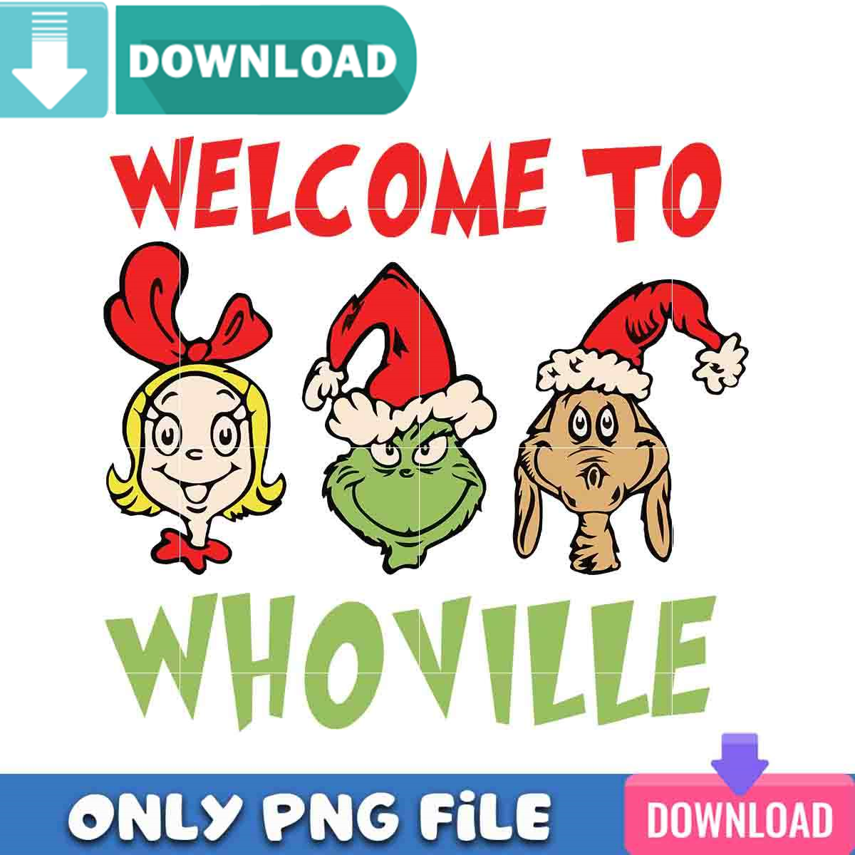 Welcome To Whoville Gricnhmas New Png Best Files Design - Inspire Uplift