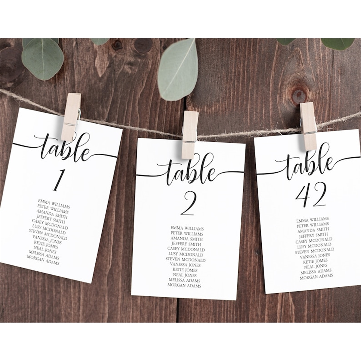 Wedding Seating Table Cards, EDITABLE, Calligraphy Find Your - Inspire ...