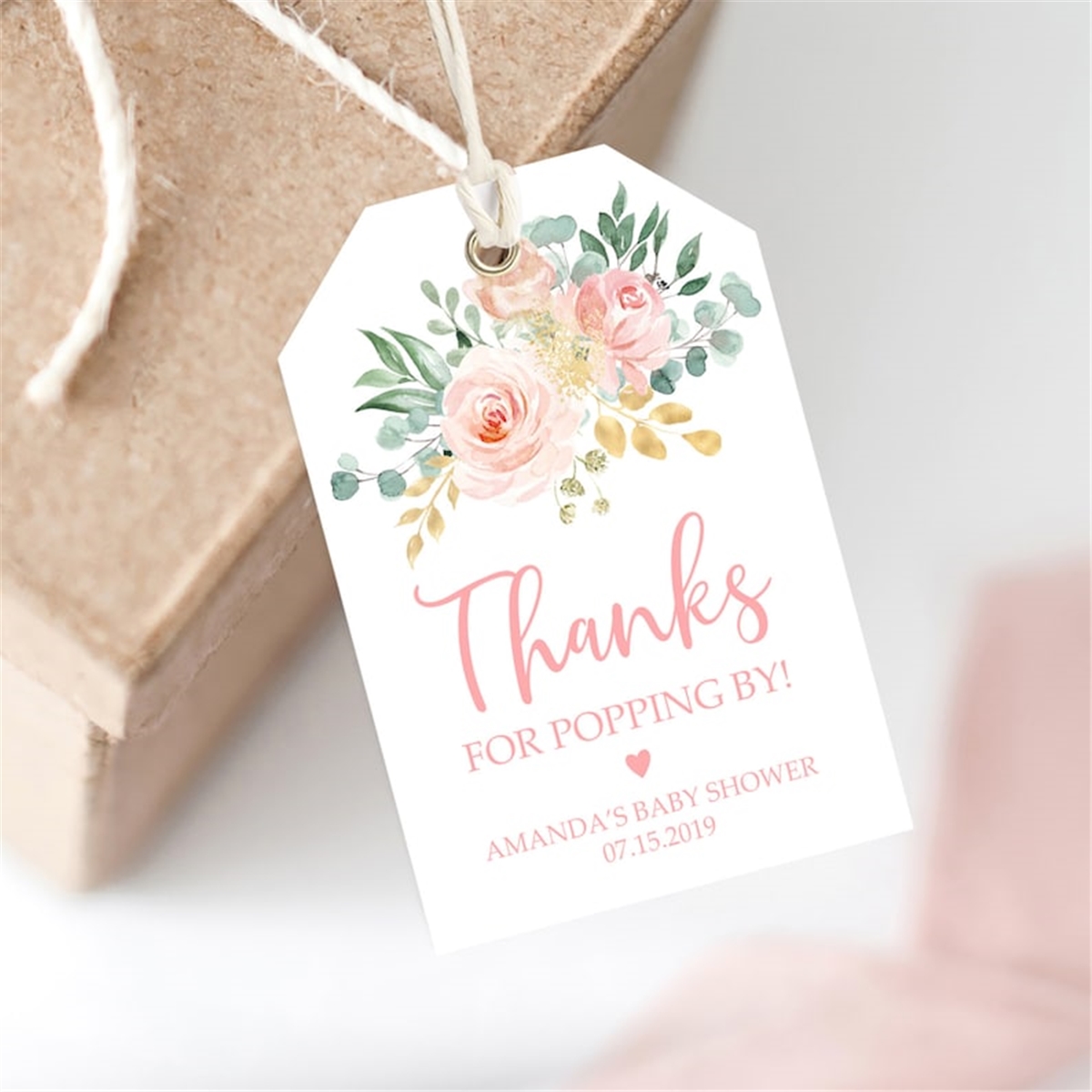 Thanks For Popping By Tag Template, Popcorn Tags Printable, - Inspire ...