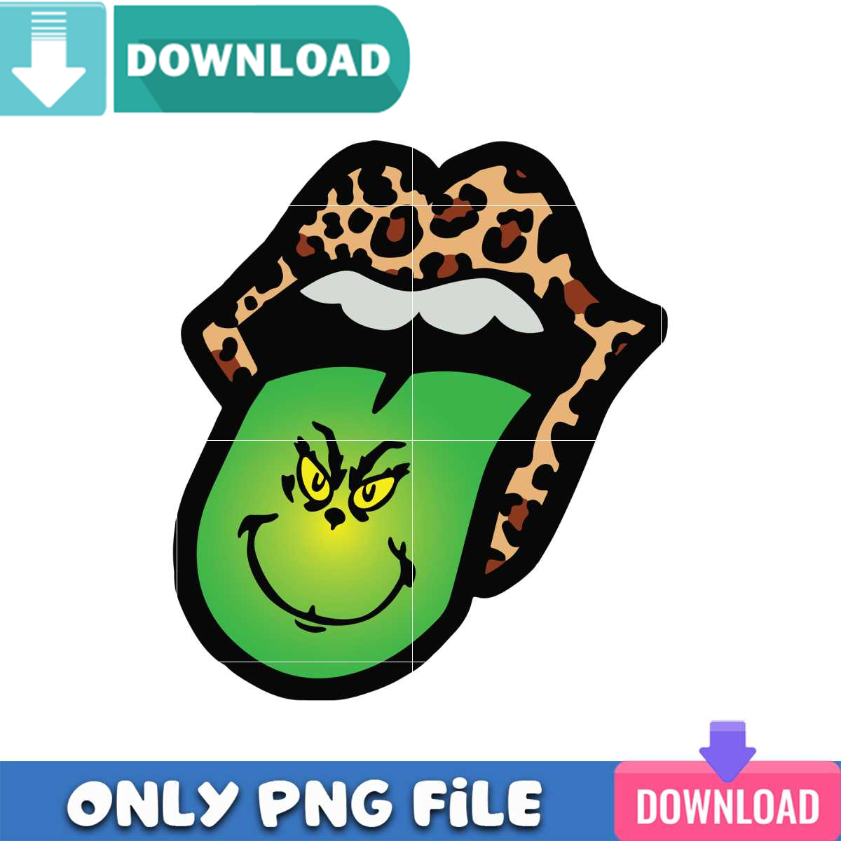 Lips Grinch Retro Svg Best Files For Cricut - Inspire Uplift