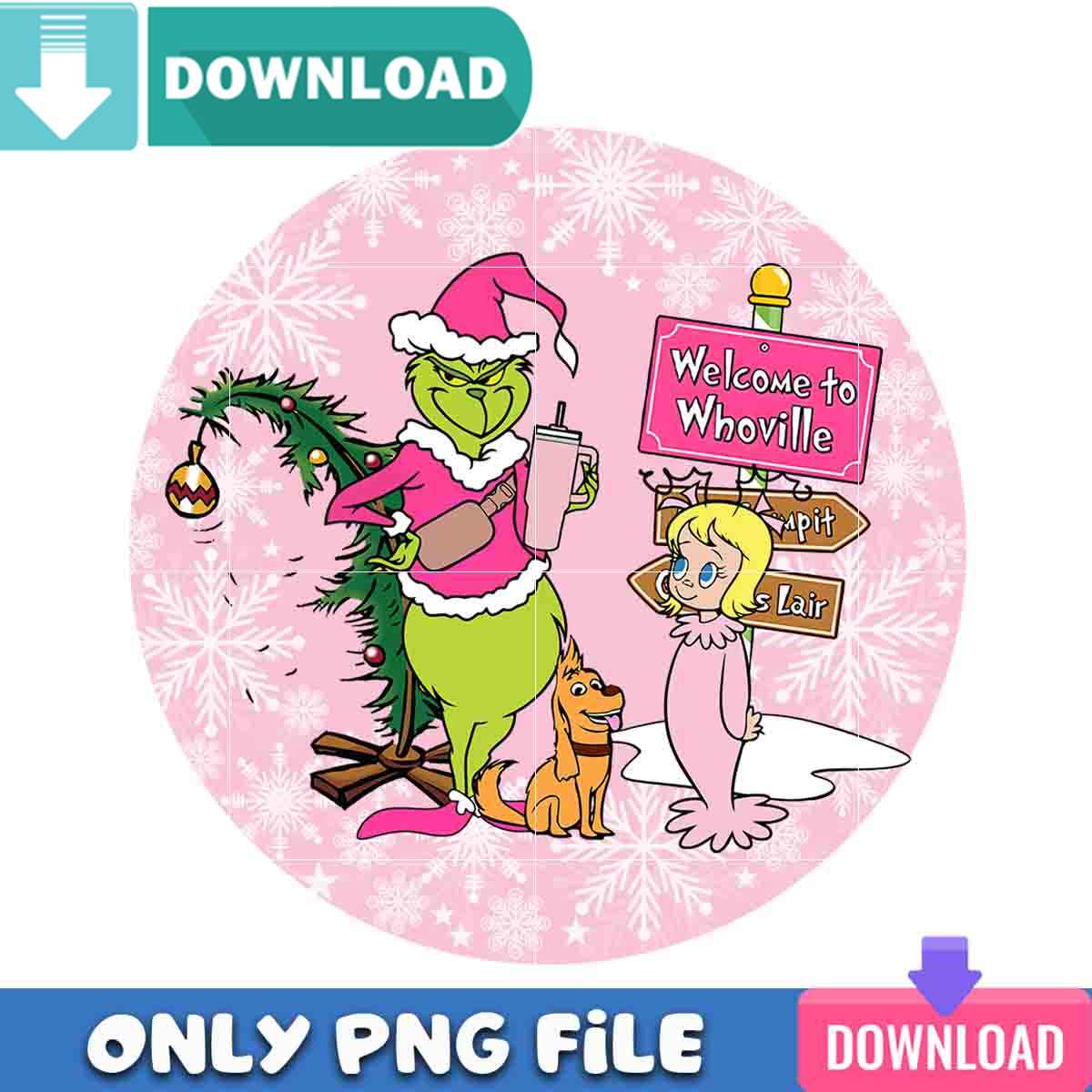 Welcome To Whoville Vibes Pink Png Best Files Design | Inspire Uplift