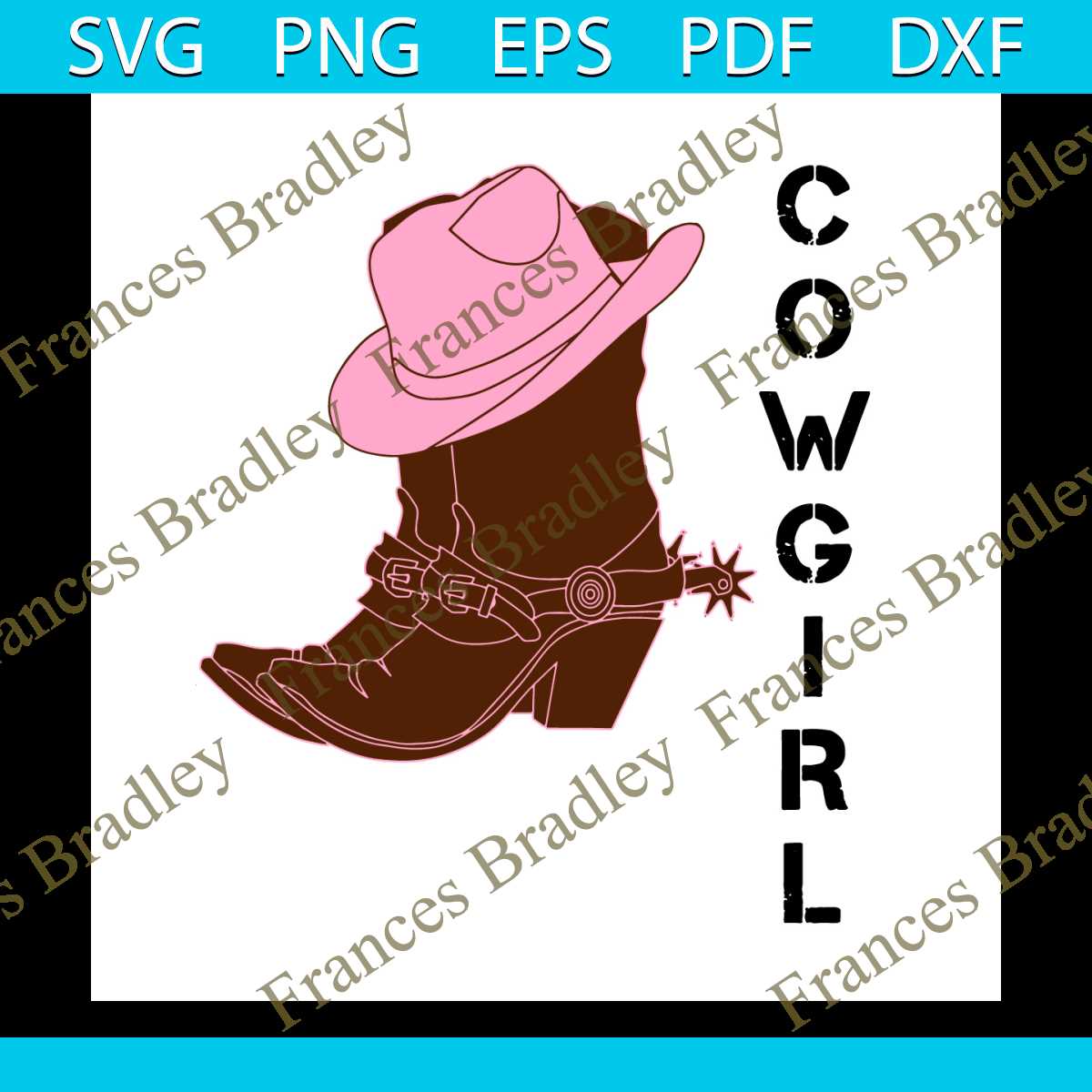 Cowgirl Western Svg, Trending Svg, Cowgirl Svg, Boots Hat Sv | Inspire ...