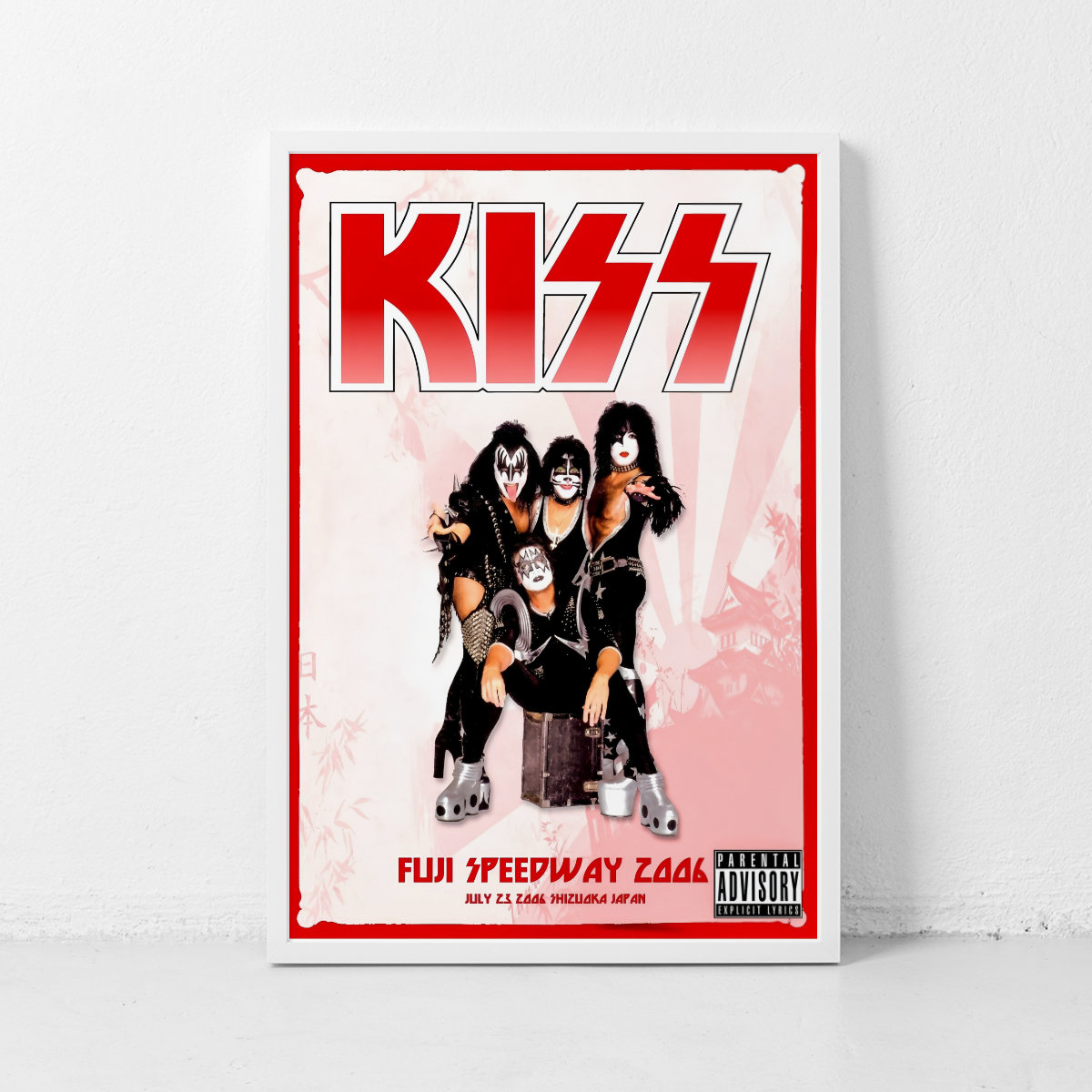 Kiss Music Gig Concert Poster Classic Retro Rock Vintage Wal - Inspire ...