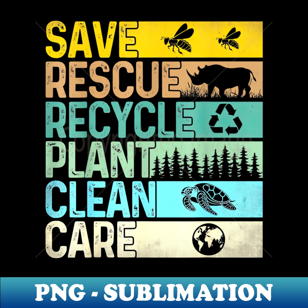 Save Bees Rescue Animals Recycle Plastics Fun Earth Day - In | Inspire ...