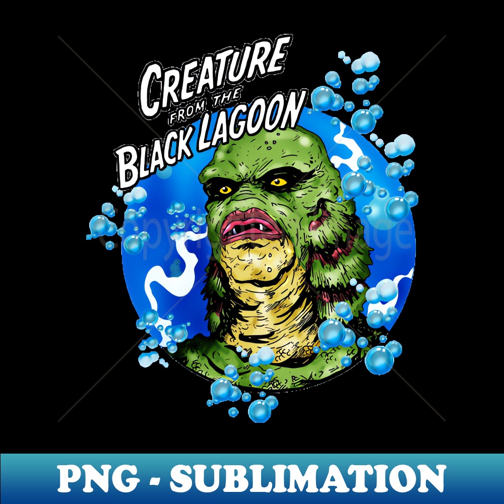 The Water Creature - PNG Transparent Sublimation File - Defy | Inspire ...