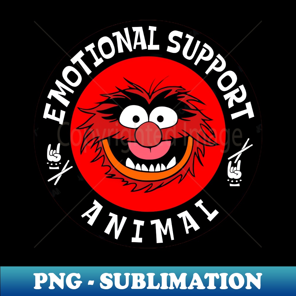 Muppets Emotional Support Animal - Modern Sublimation PNG Fi | Inspire ...