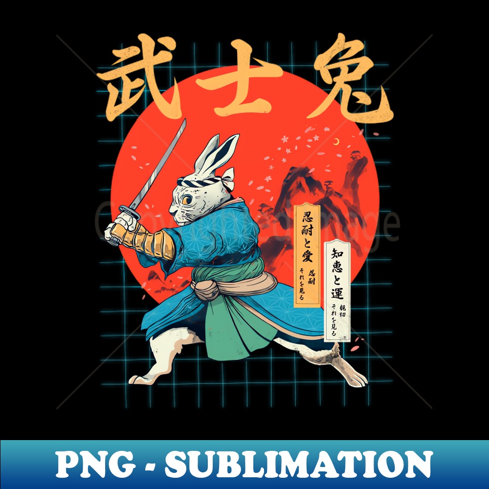 Ronin Rabbit - Vintage Sublimation PNG Download - Transform | Inspire ...
