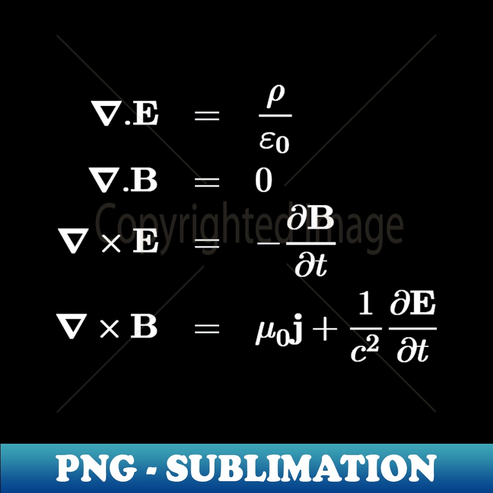 Maxwell equations of electromagnetism physics - Premium Subl | Inspire ...