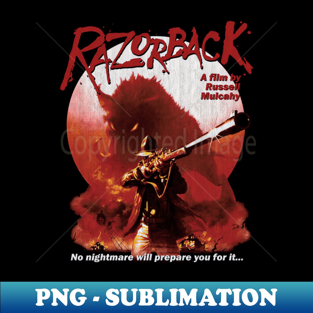 Razorback Cult Classic Horror Movies - Sublimation-Ready PNG - Inspire ...