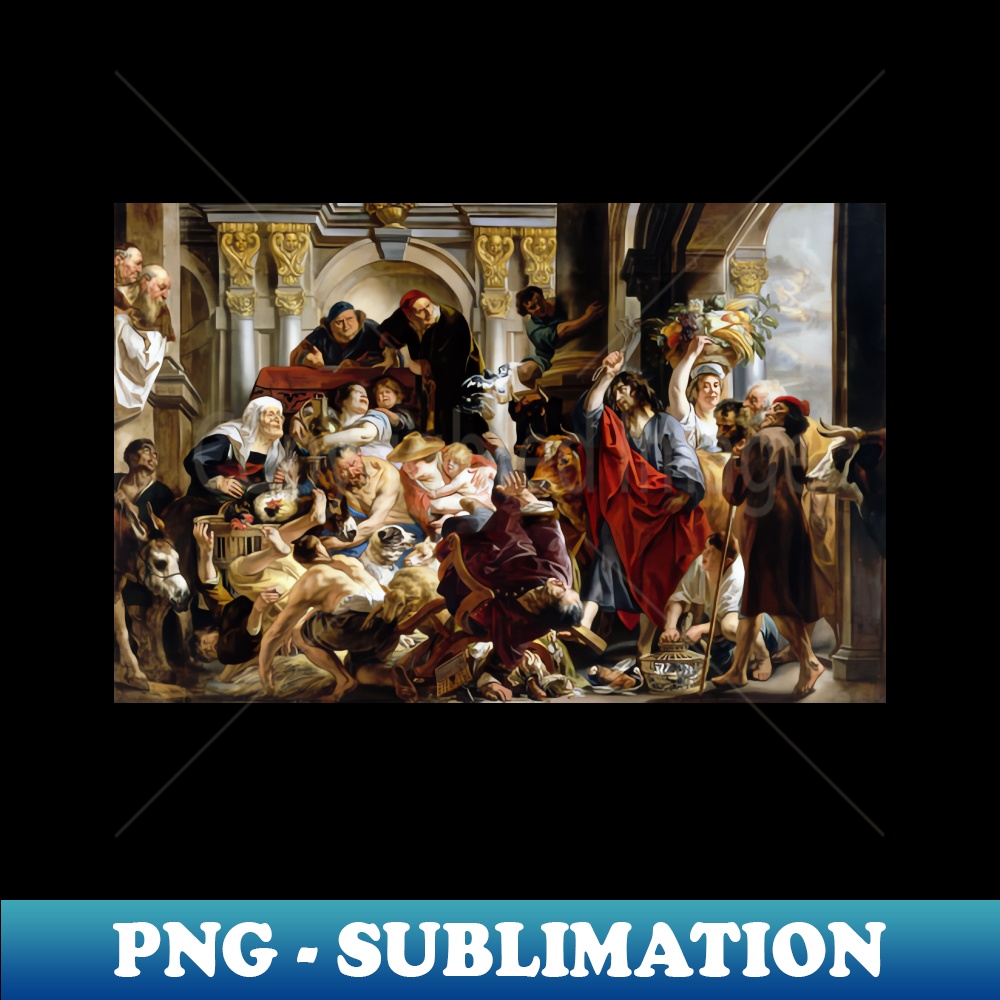 Jesus Driving The Merchants From The Temple by Jacob Jordaen | Inspire ...