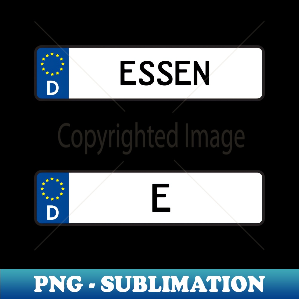 Essen kennzeichen Sticker German Car License Plate Kfz Kennz | Inspire ...