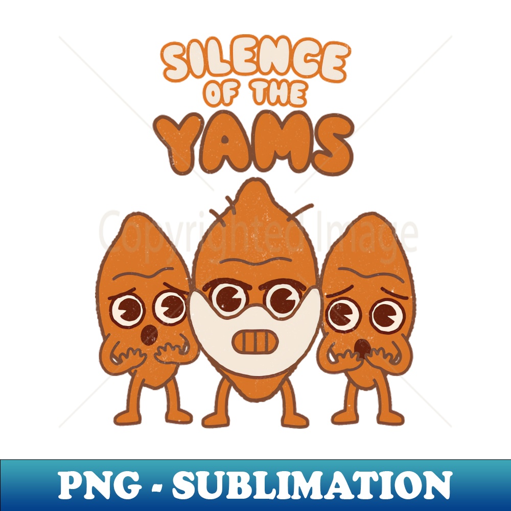 Funny Thanksgiving Silence of the Yams - movie pun kawaii st | Inspire ...