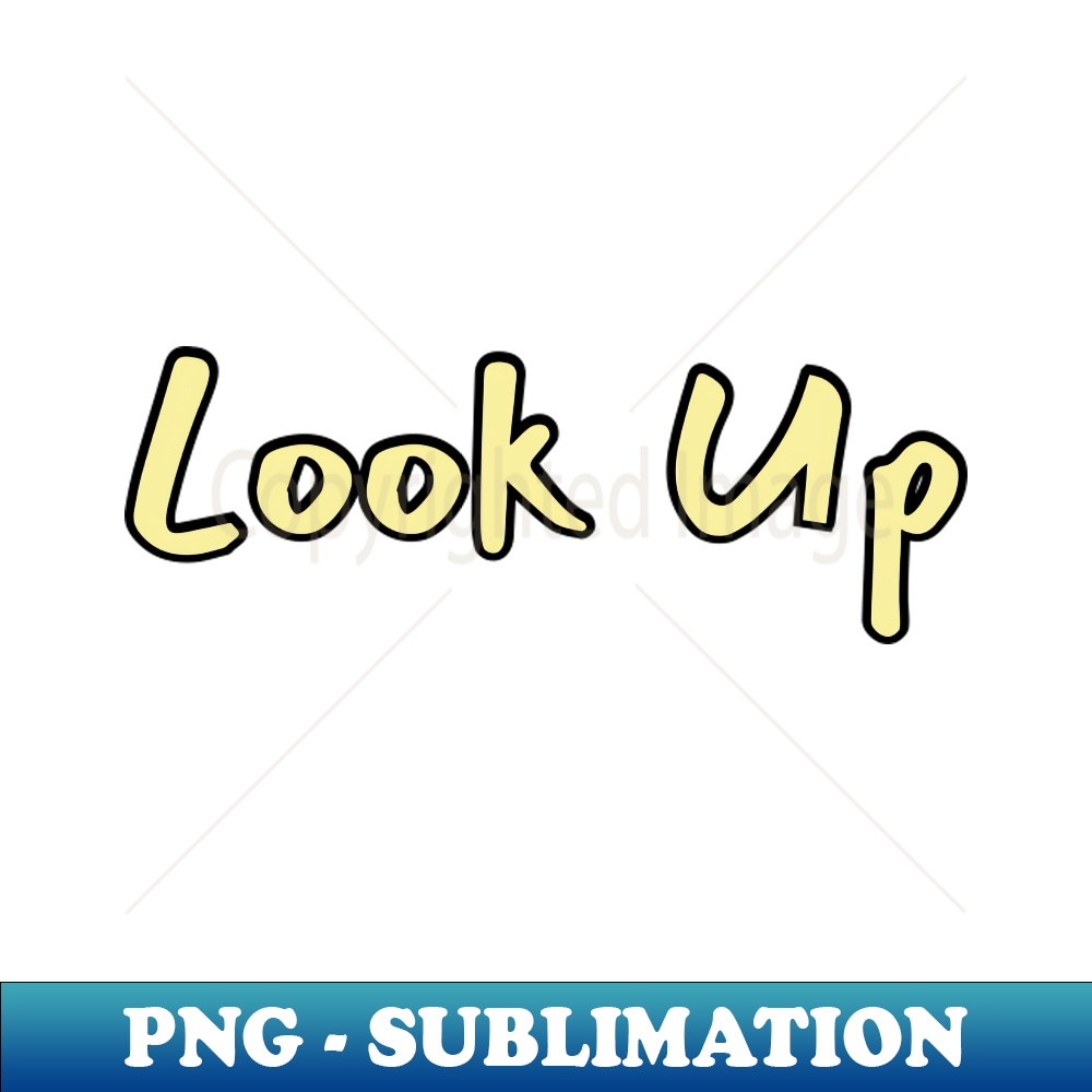 Look Up - Retro PNG Sublimation Digital Download - Perfect f - Inspire ...