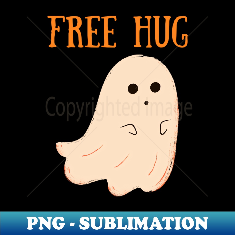 Free Hug Cute Little Halloween Ghost - Signature Sublimation | Inspire ...