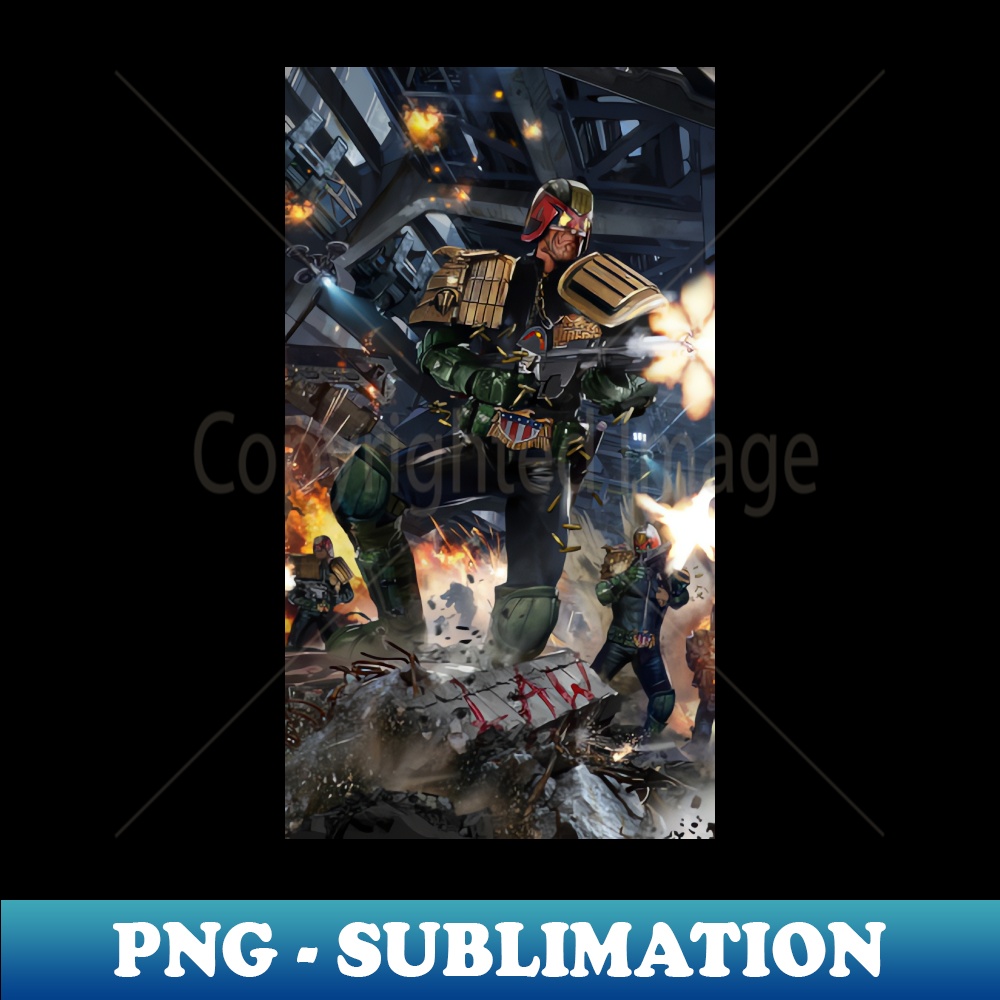 Judge Dredd - PNG Transparent Sublimation File - Unlock Vibr - Inspire ...