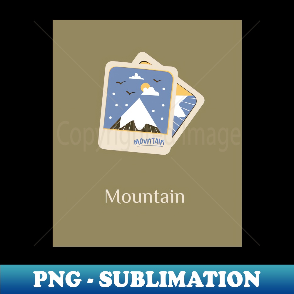 mountain - Modern Sublimation PNG File - Stunning Sublimatio | Inspire Uplift